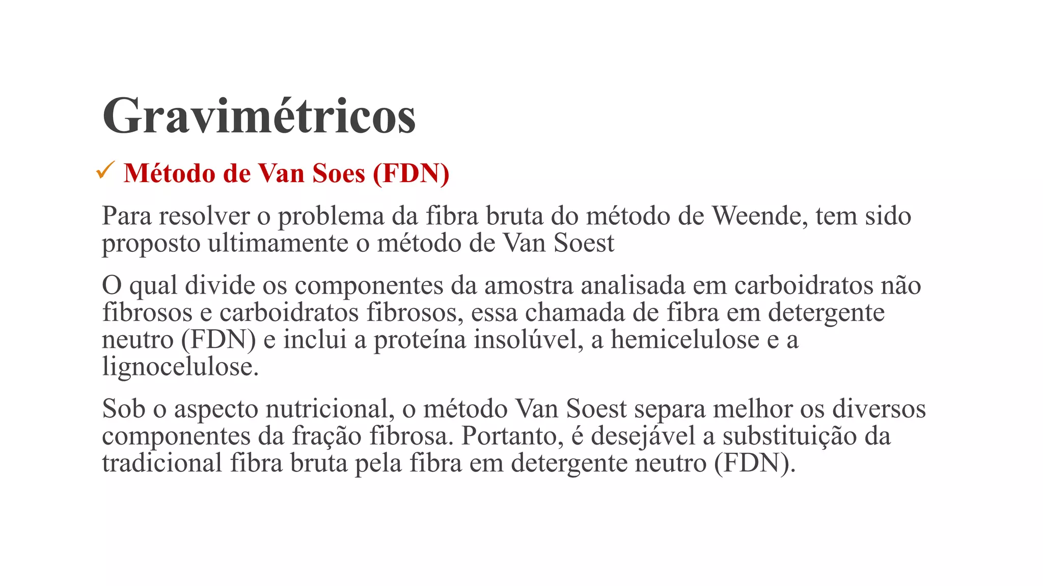 Análise de Fibra Bruta por diferentes Metodologias | PPTX | Nutrition ...
