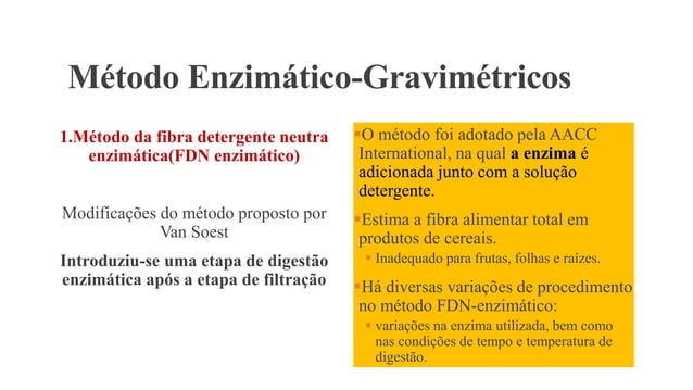 Análise de Fibra Bruta por diferentes Metodologias | PPTX | Nutrition ...