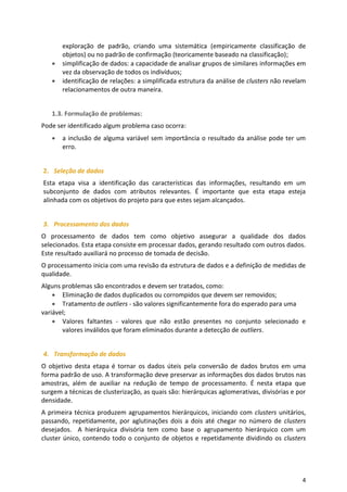Análise de Clusters - White Paper ELOGroup | PDF