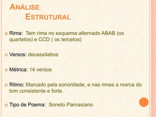 Análise de poemas | PPTX