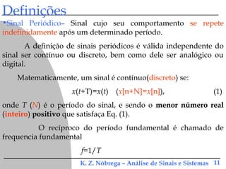 Análise de sinais e sistemas | PPT