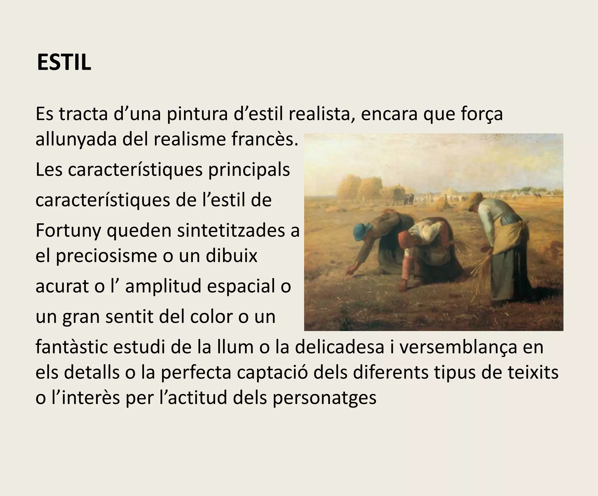 LA VICARIA, Anàlisi d’una obra pictòrica | PPTX