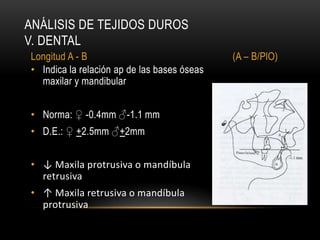 Análisis cefalométrico de legan y burston | PPTX