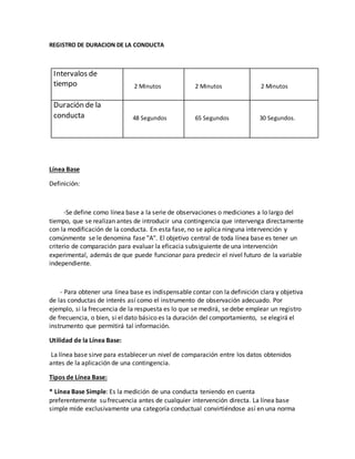 Análisis conductual aplicado | DOCX