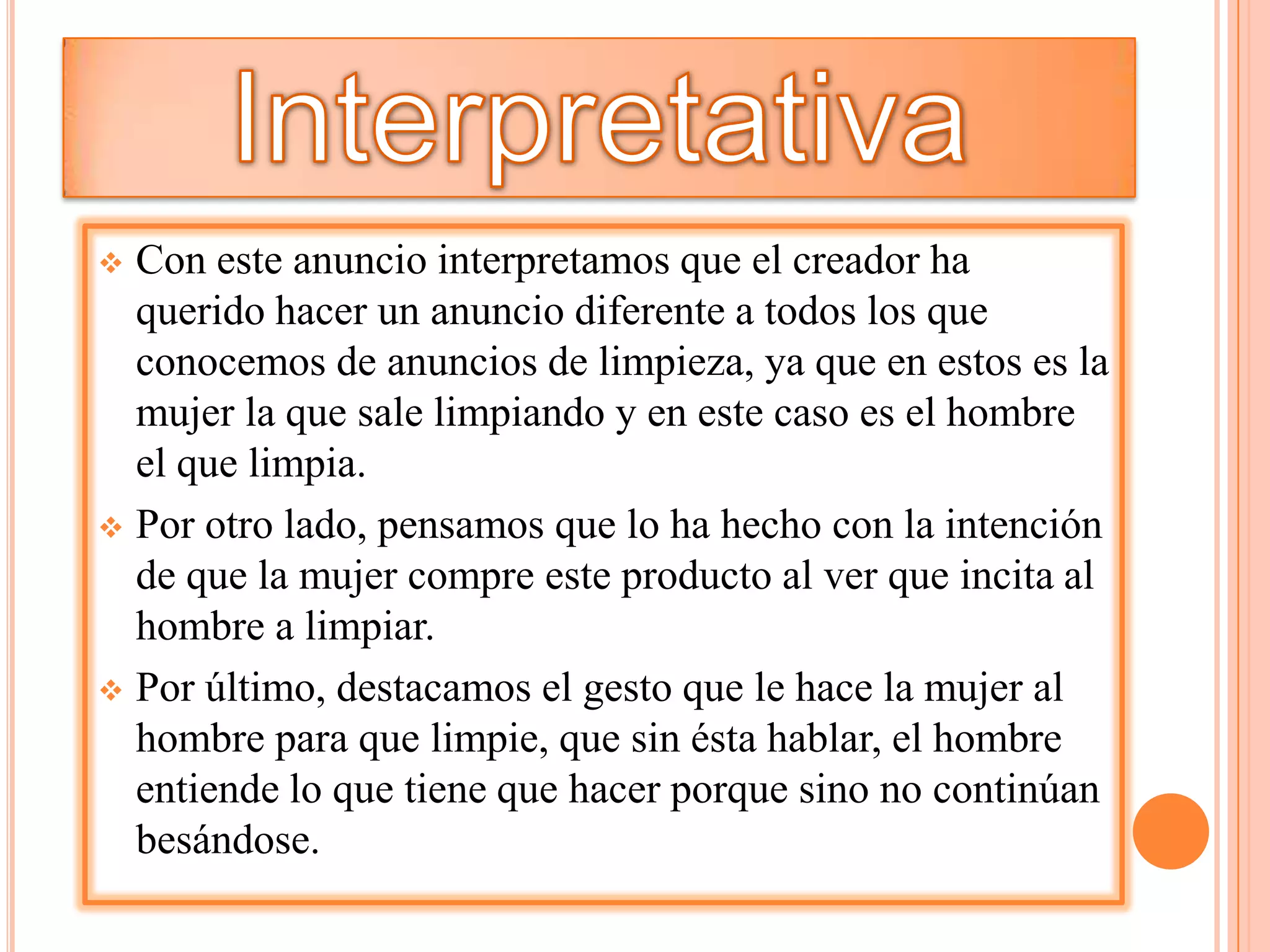 Análisis de Anuncio Publicitario | PPTX | Home Appliances | Home & Garden