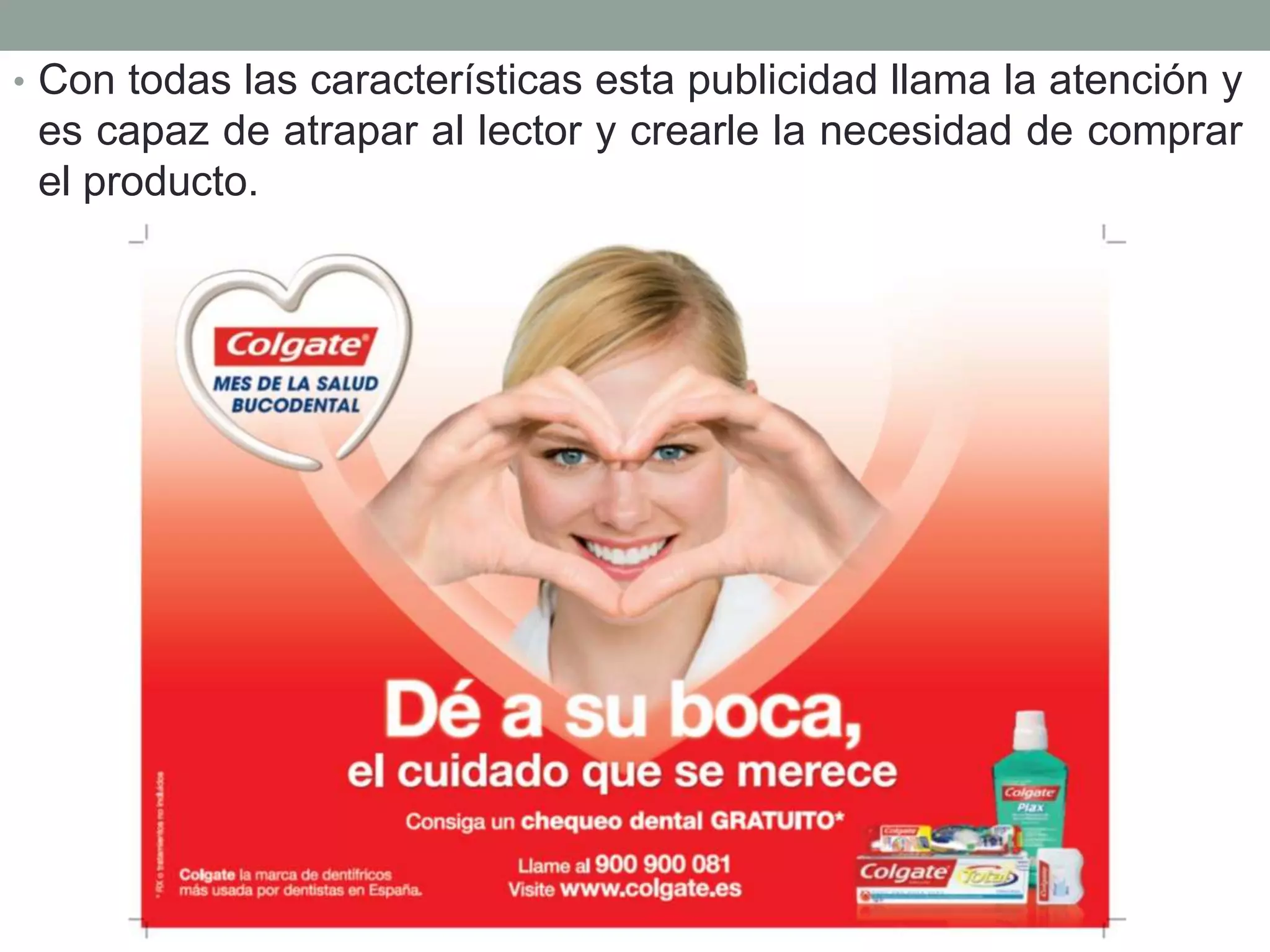 Análisis de anuncio publicitario colgate | PPTX