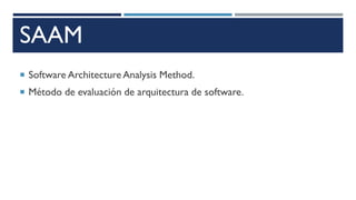 Análisis de arquitecturas de software | PDF