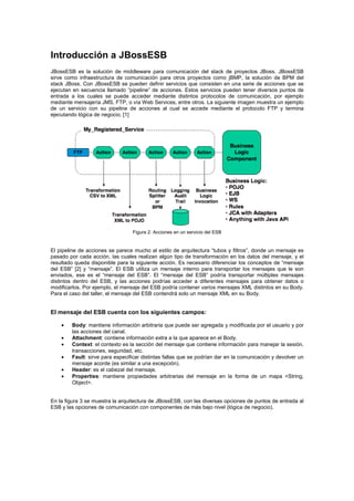 Análisis de capacidades de transformacion de mensajes en jboss-esb | PDF