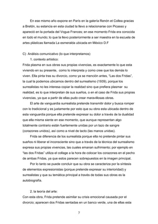 Análisis de dos fridas | DOC