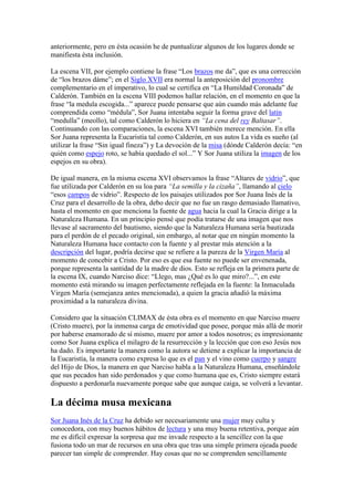 Análisis de el divino narciso sor juana | DOCX