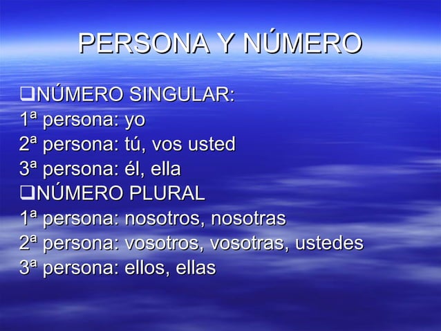 Análisis de formas verbales | PPT