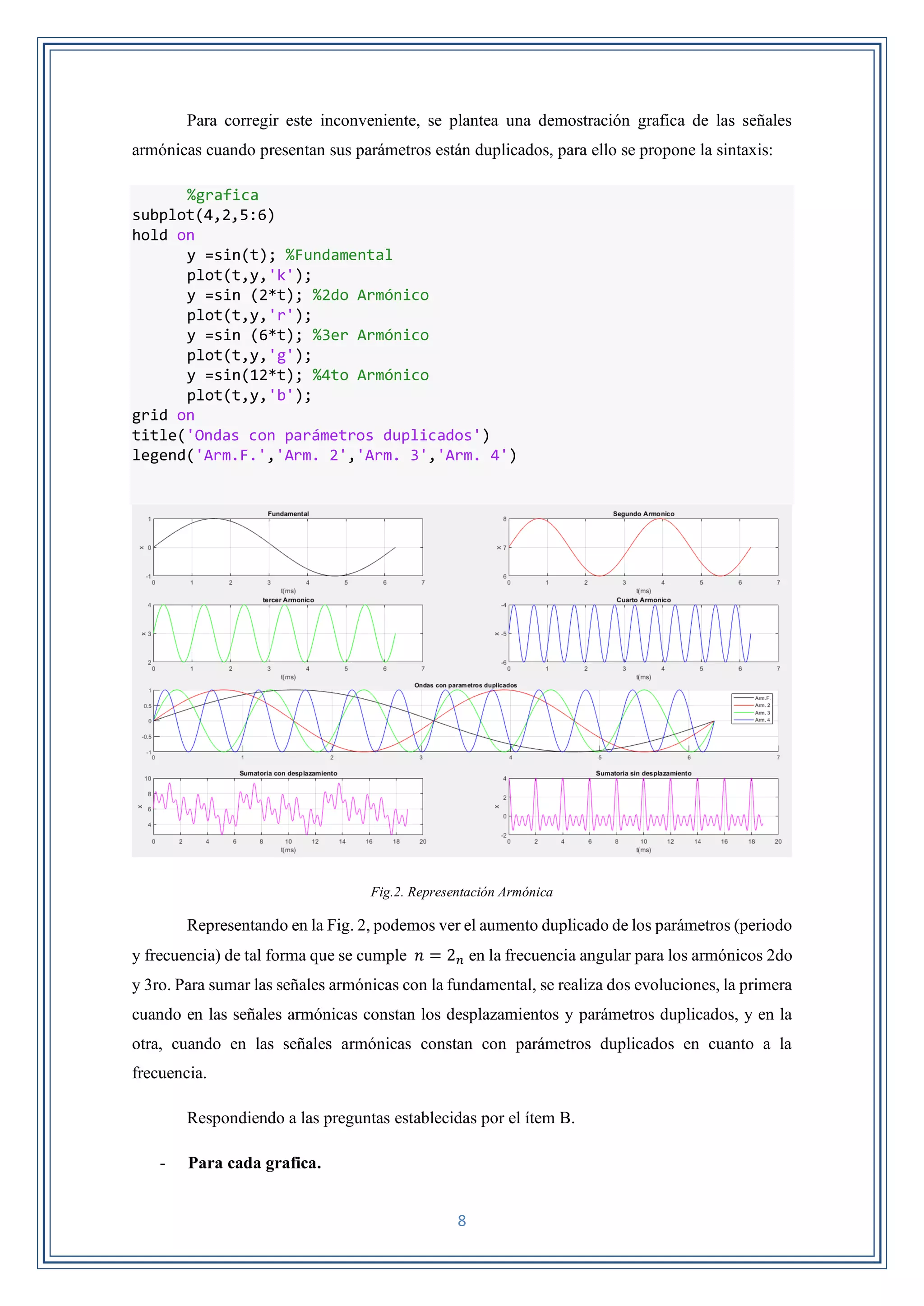 Análisis de Fourier taller de Matlab | PDF