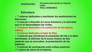 Análisis de la Égloga III | PPTX