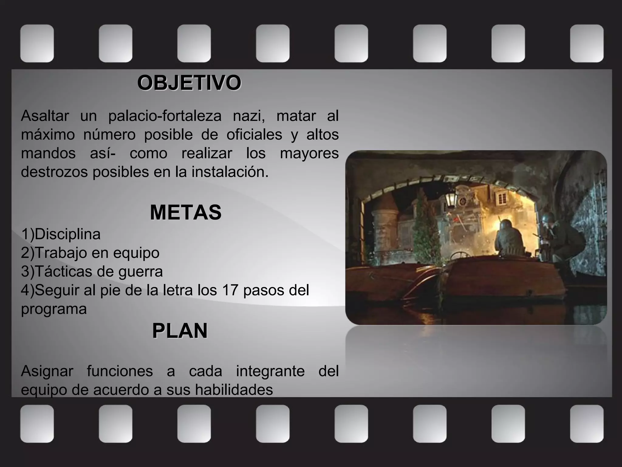 Análisis de la pelicula doce del patibulo | PPT