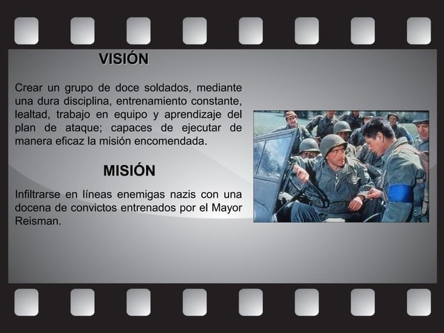 Análisis de la pelicula doce del patibulo | PPT