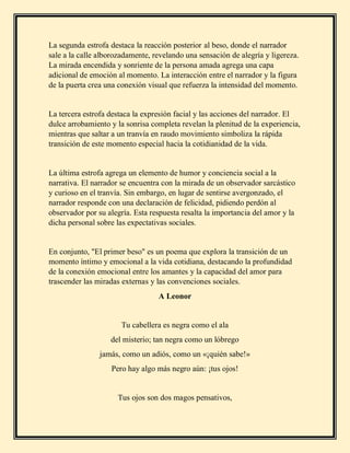 Análisis de dos poemas de Amado Nervo.. | PDF