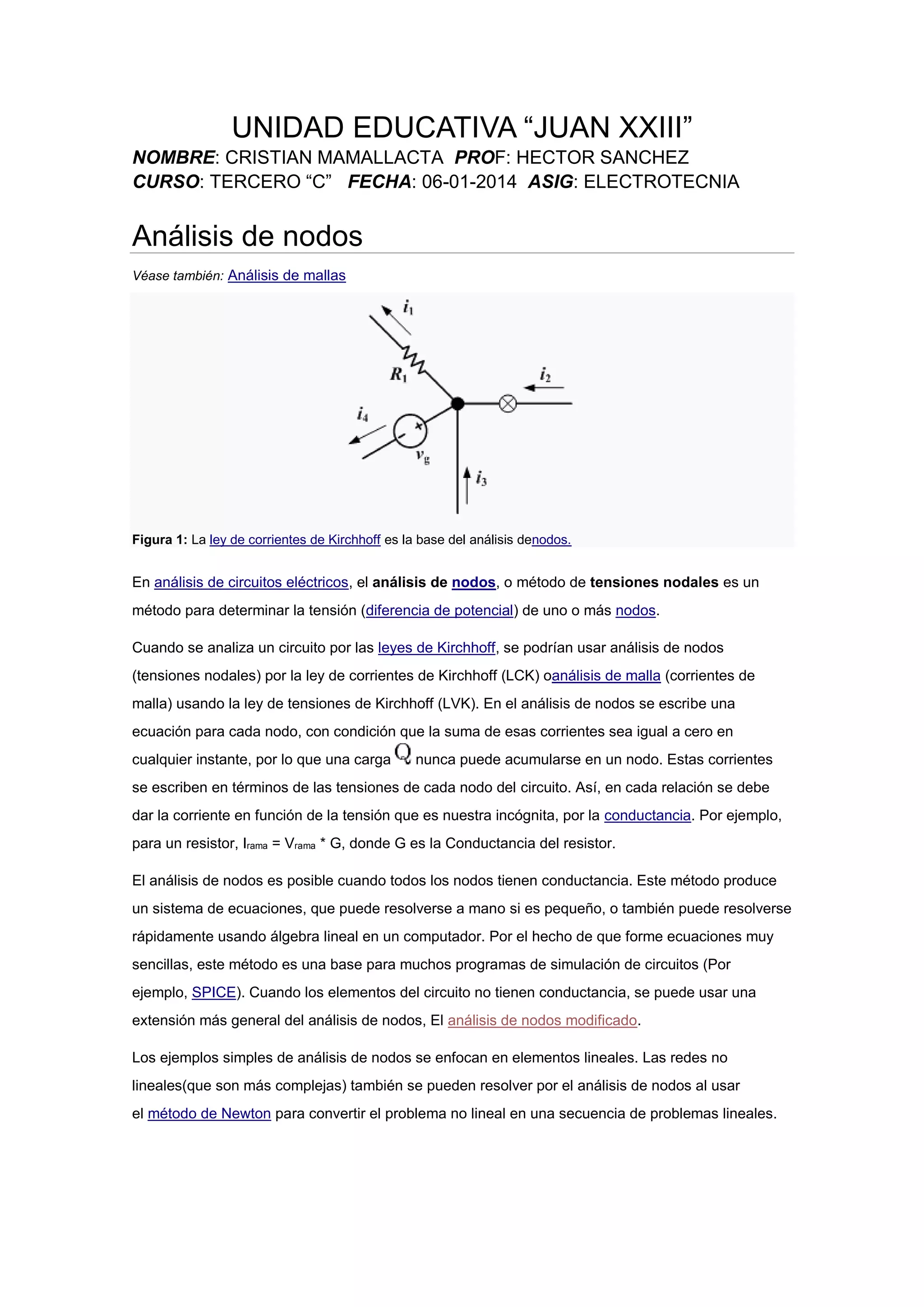 analisissssAnálisis de nodos | DOCX