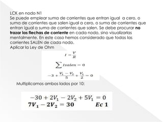 Análisis de nodos | PPTX