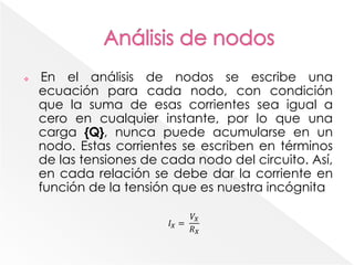 Análisis de nodos | PPTX