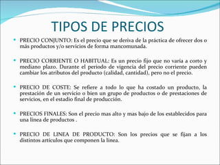 Análisis de precios | PPT