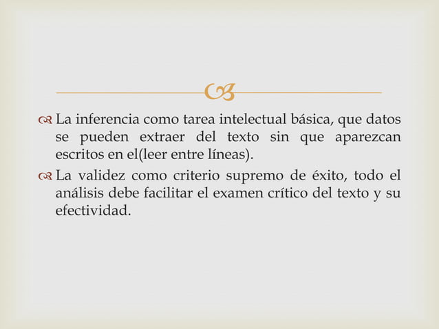 Análisis de textos informativos | PPT
