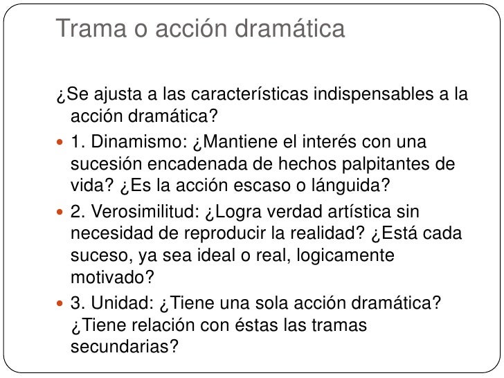 Análisis De Una Obra Dramática
