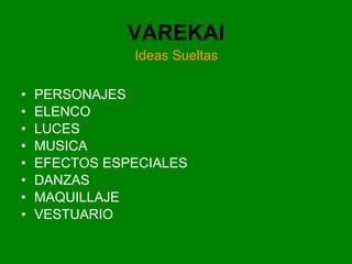 AnáLisis De Varekai Del Cirque Du Soleil | PPT
