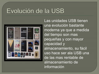 Análisis histórico USB | PPTX
