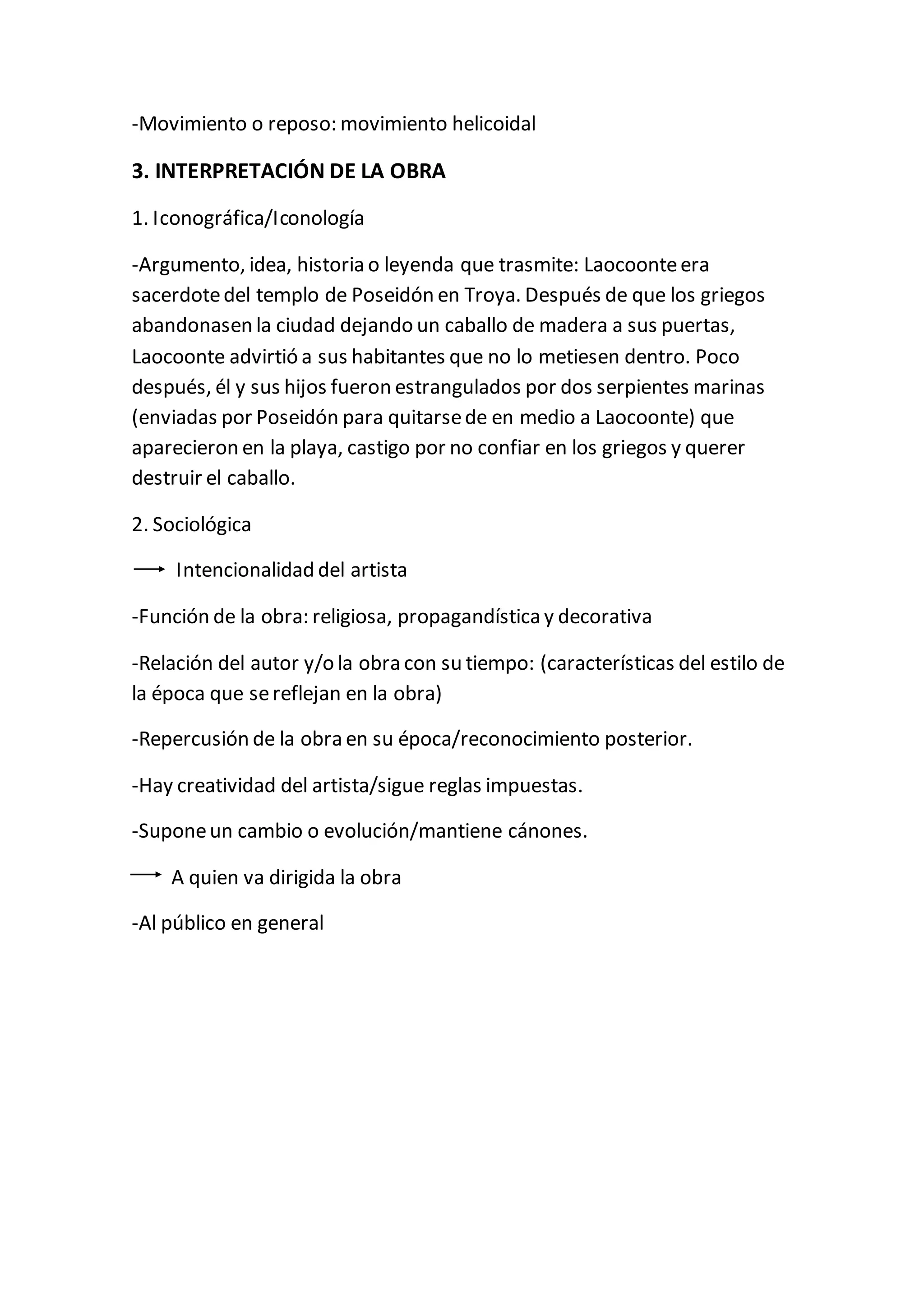"Laocoonte y sus hijos" | DOCX