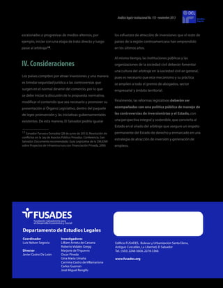 Análisis Legal e Institucional: Importancia de las reformas al ...