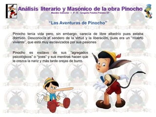 Análisis literario y Masónico de Pinocho MRGM Gregorio Palafox Palafox ...