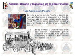 Análisis literario y Masónico de Pinocho MRGM Gregorio Palafox Palafox ...