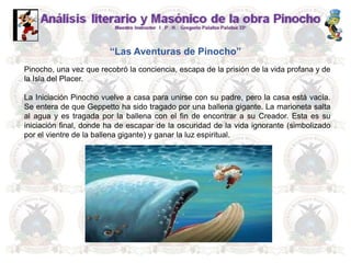 Análisis literario y Masónico de Pinocho MRGM Gregorio Palafox Palafox ...