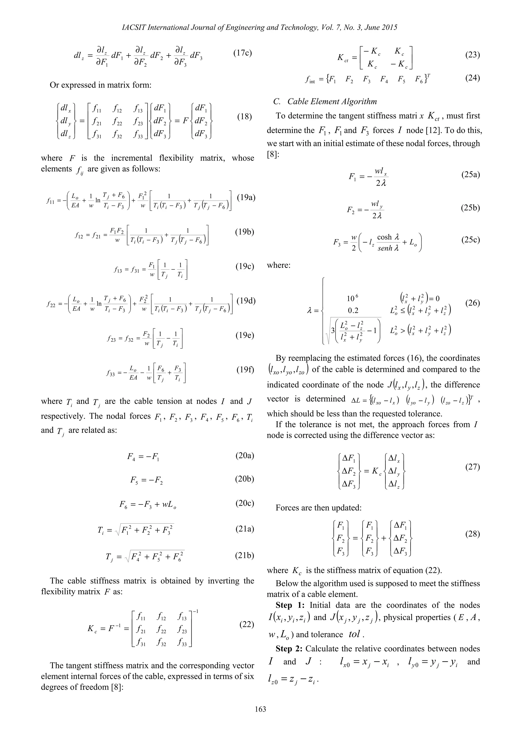 Análisis no lineal de estructuras de cables | PDF