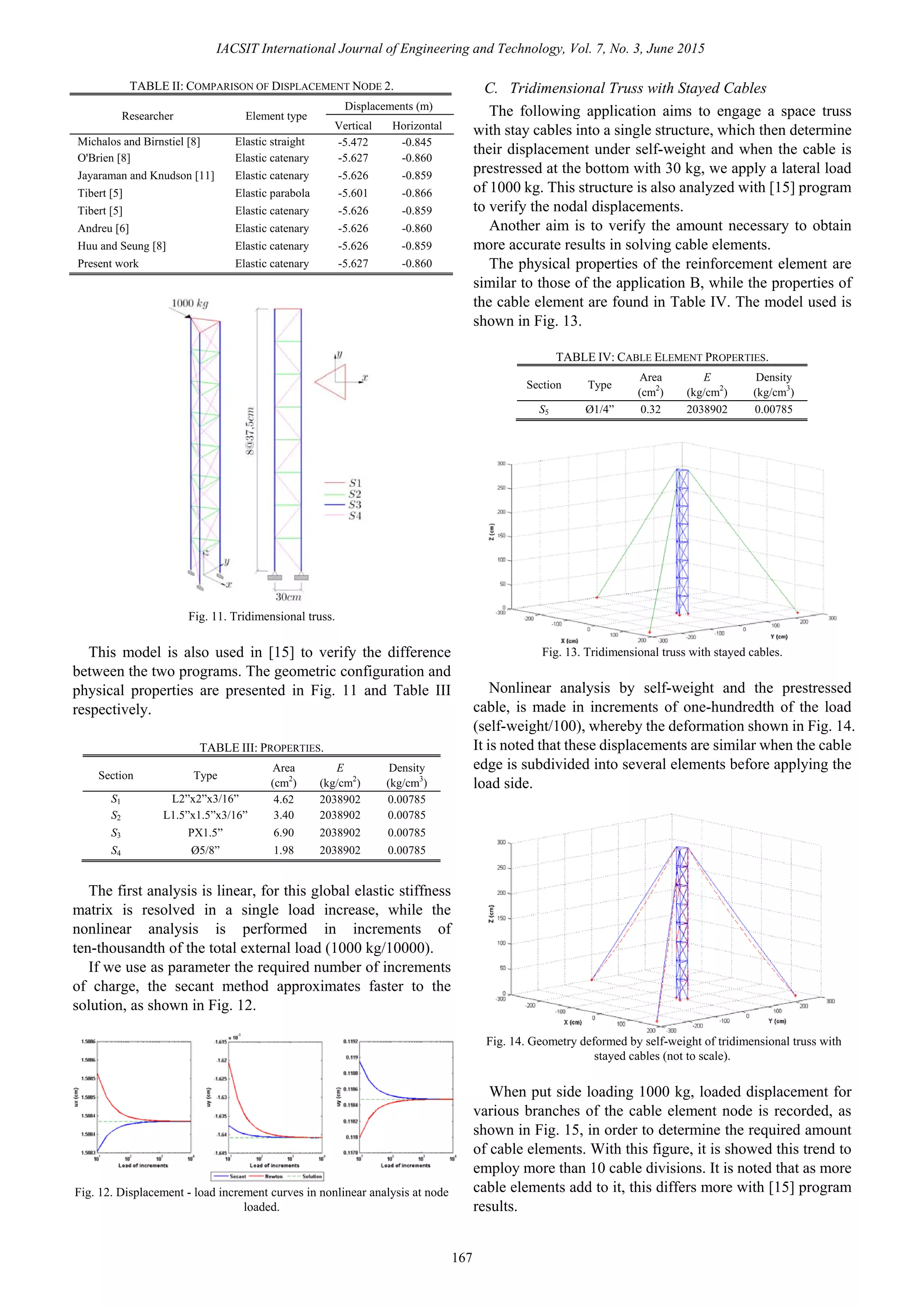 Análisis no lineal de estructuras de cables | PDF