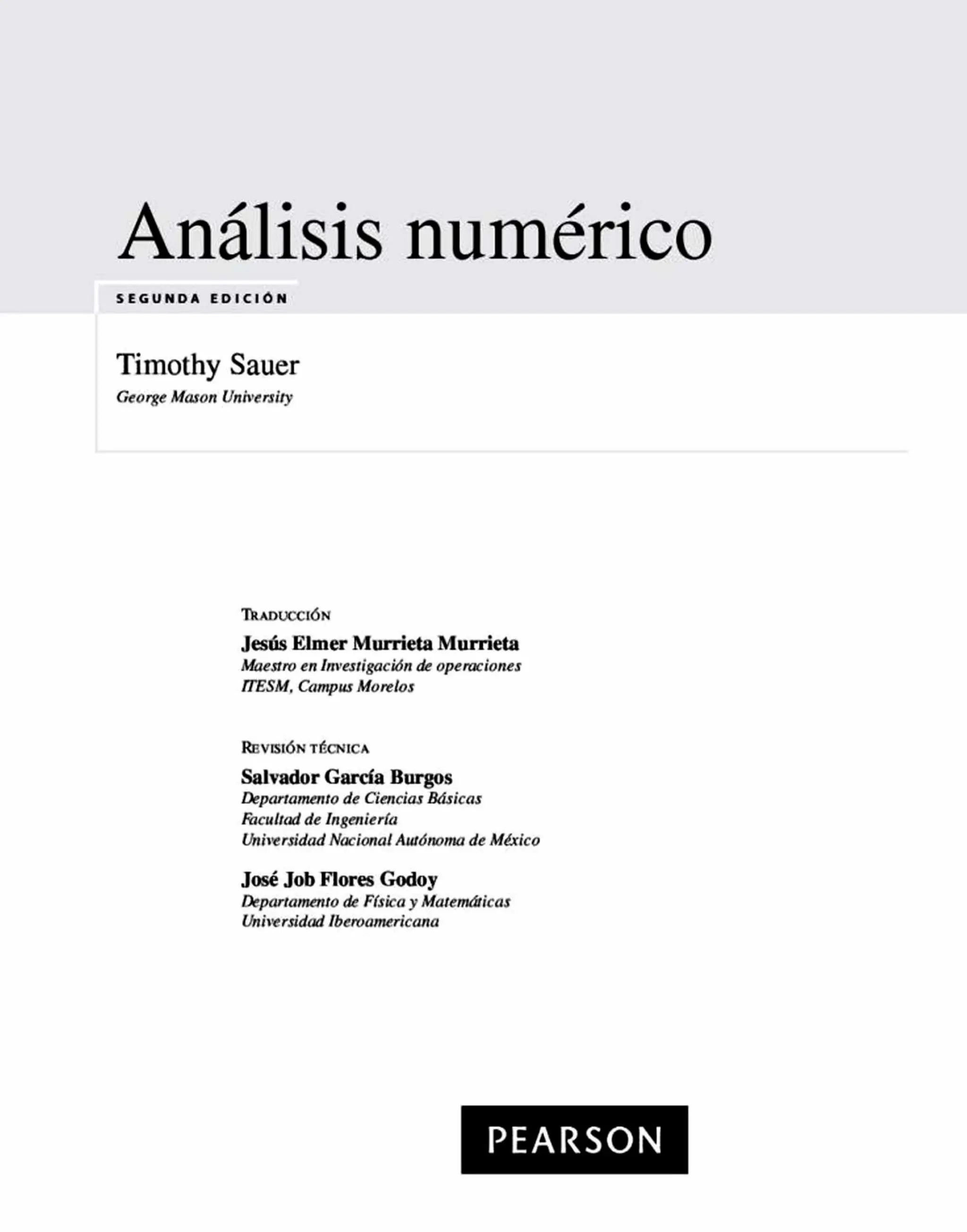 Análisis numérico, Timothy Sauer.pdf.archivo | PDF