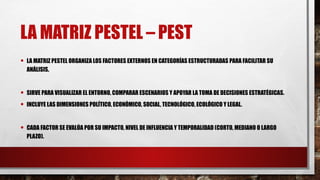 ANÁLISIS PESTEL – PEST para un mejor entendimiento | PPTX