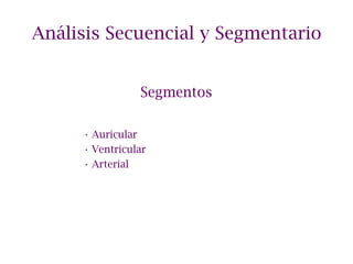 Análisis secuencial y segmentario | PPTX