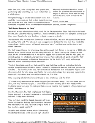 Best practices-flipped-classroom | PDF