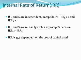 Anıl Sural - Net Present Value Profile | PPT