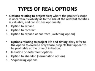 Anıl Sural - Real Options | PPTX