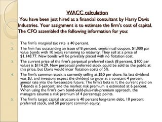 Anıl Sural - WACC Calculation | PPT