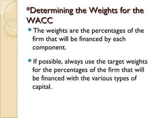 Anıl Sural - WACC Calculation | PPT