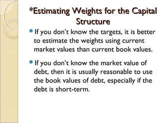 Anıl Sural - WACC Calculation | PPT