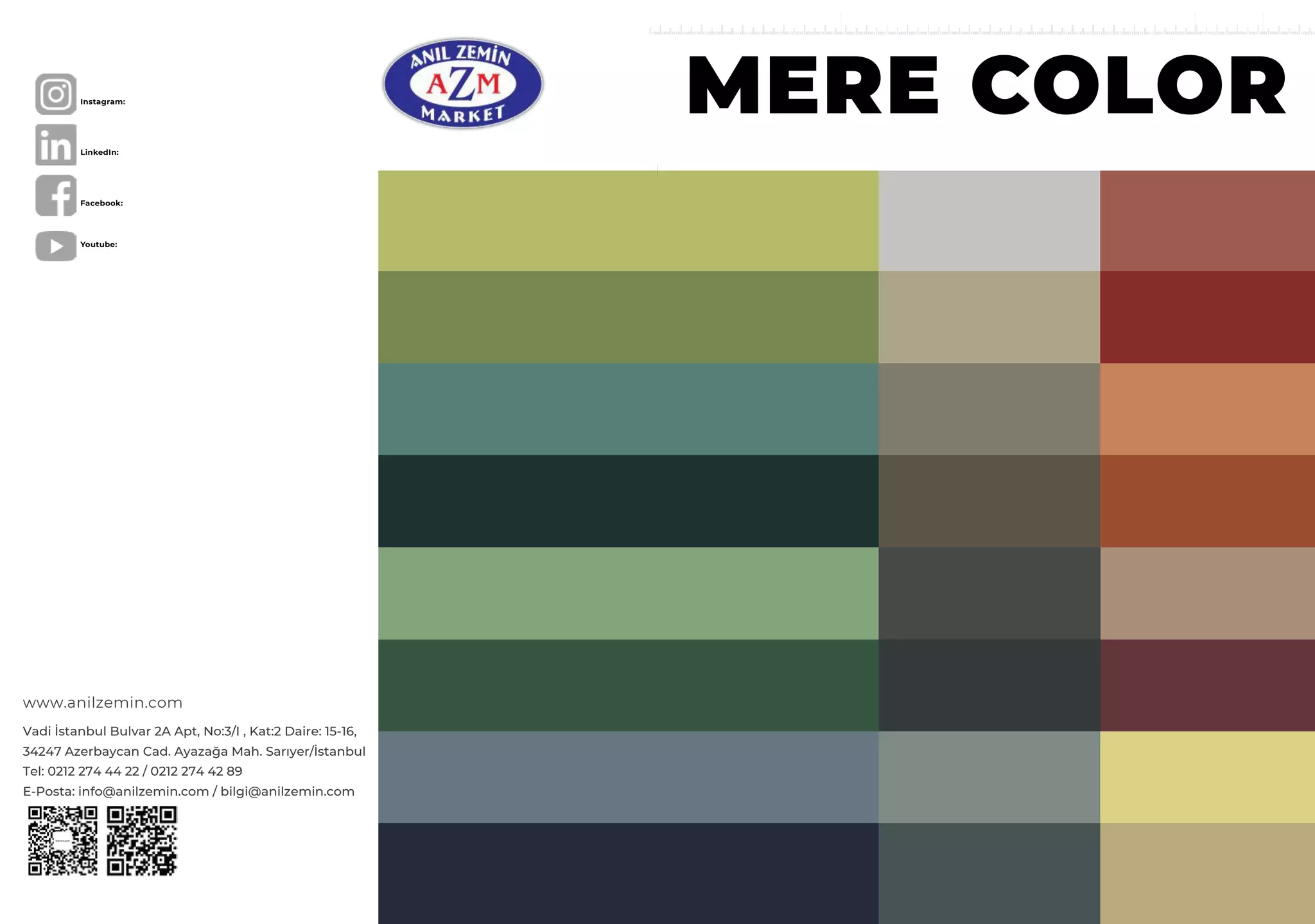 Voxflor Mere Color Karo Halı Katalog | PPT