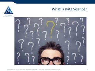 Grokking TechTalk #11 - Why Data Science? | PPT