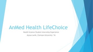 Health Science Internship | PPT