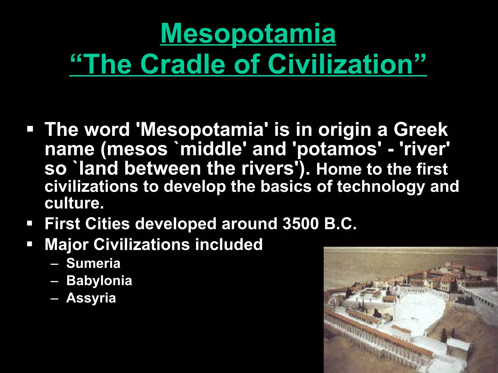 An Mesopotamia civilization | PPT