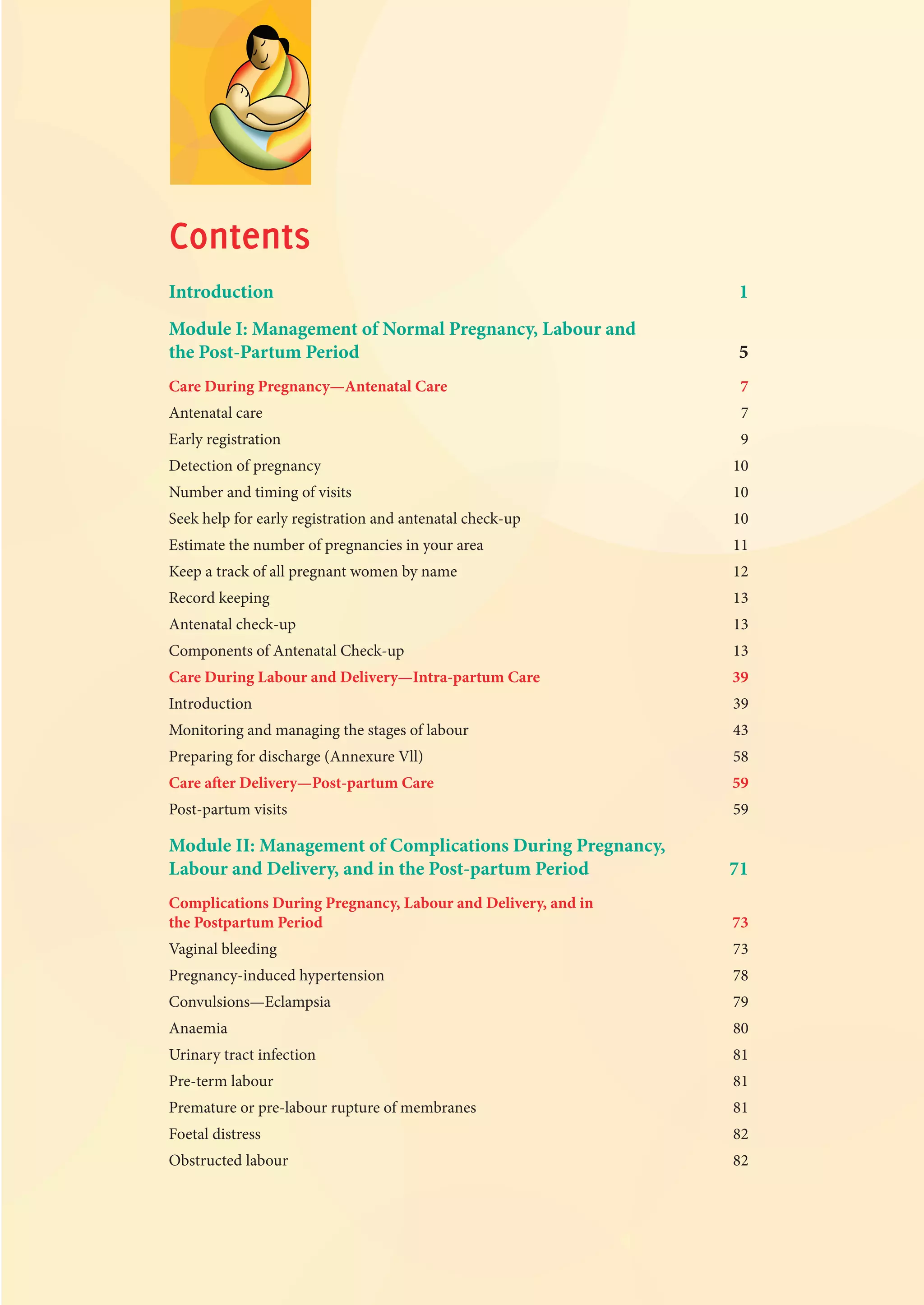 Guidelines for antenatal care and skilled attendance at birth by ANMs ...