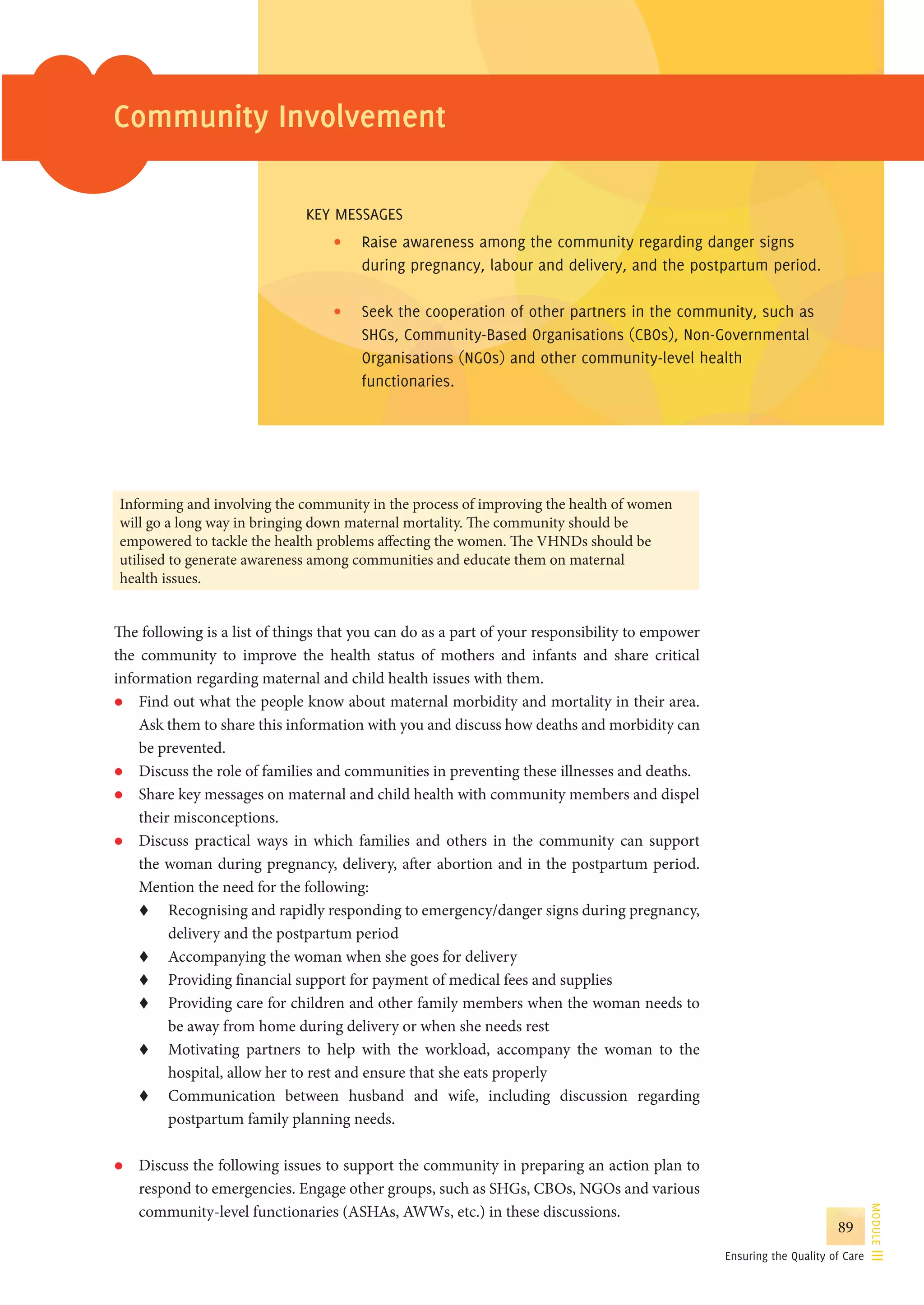 Guidelines for antenatal care and skilled attendance at birth by ANMs ...